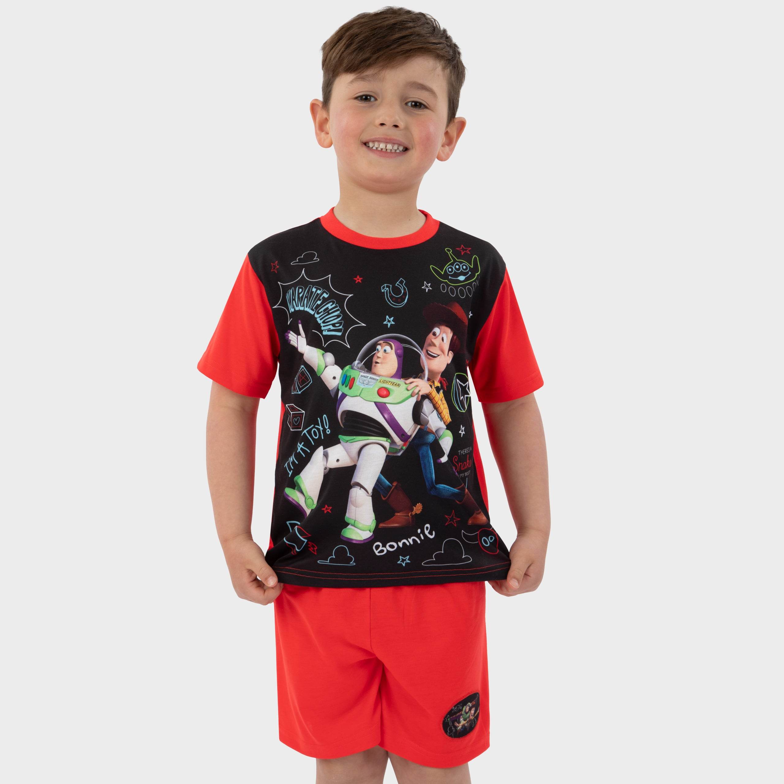 Toy Story Boys Pyjamas | Buzz and Woody Pjs | Disney Pyjamas | Red ...