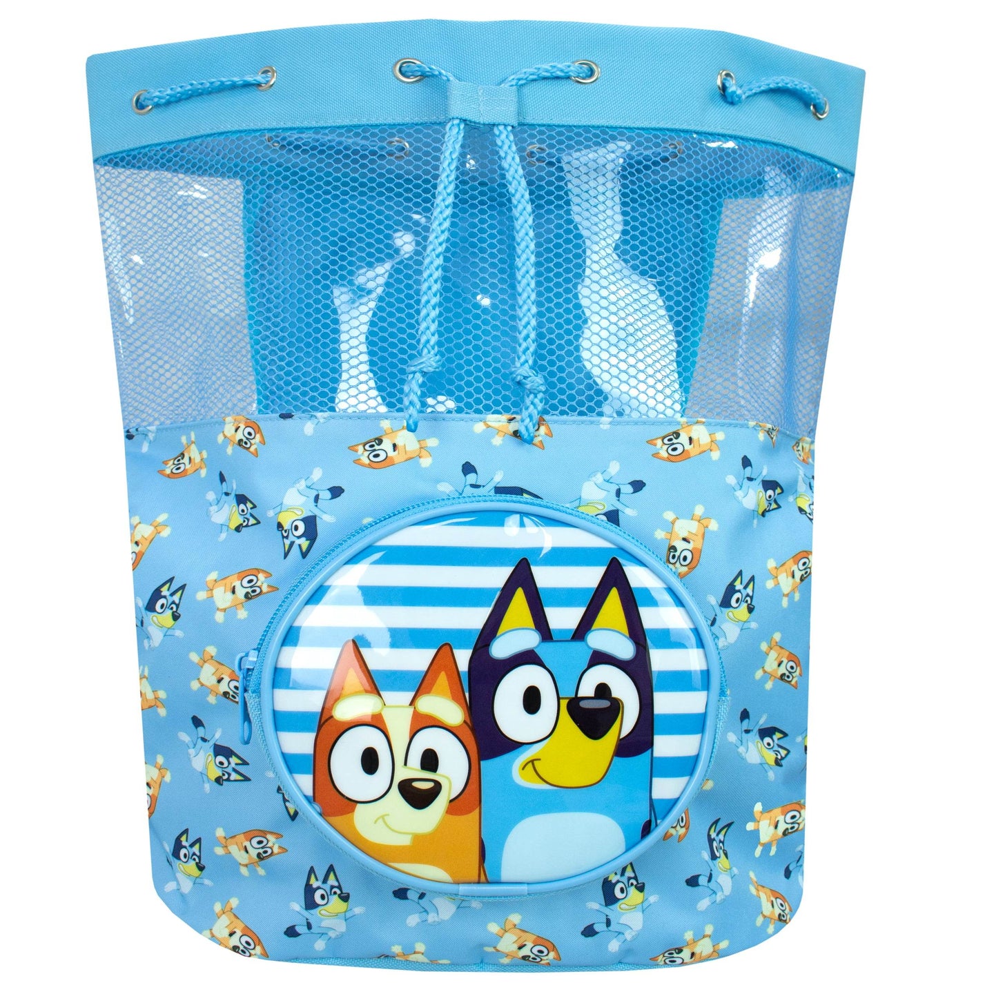 Bluey Kids Swim Bag | Bluey & Bingo Rucksack | Drawstring Bag | Blue ...