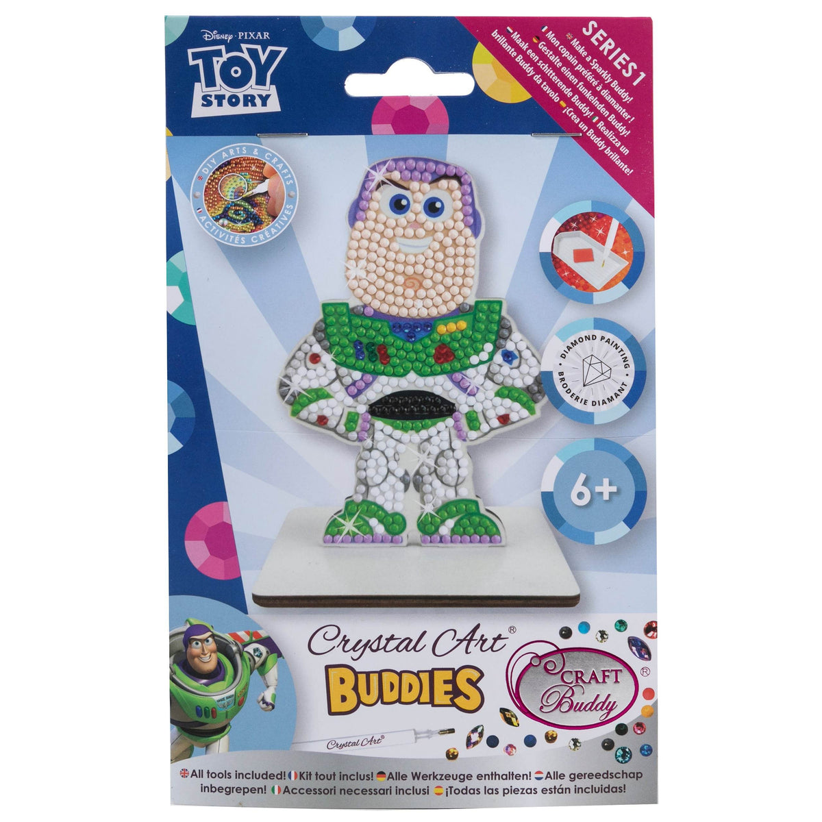 Buzz Lightyear Toy Story Crystal Art Buddy | Kids and Adults | Official ...