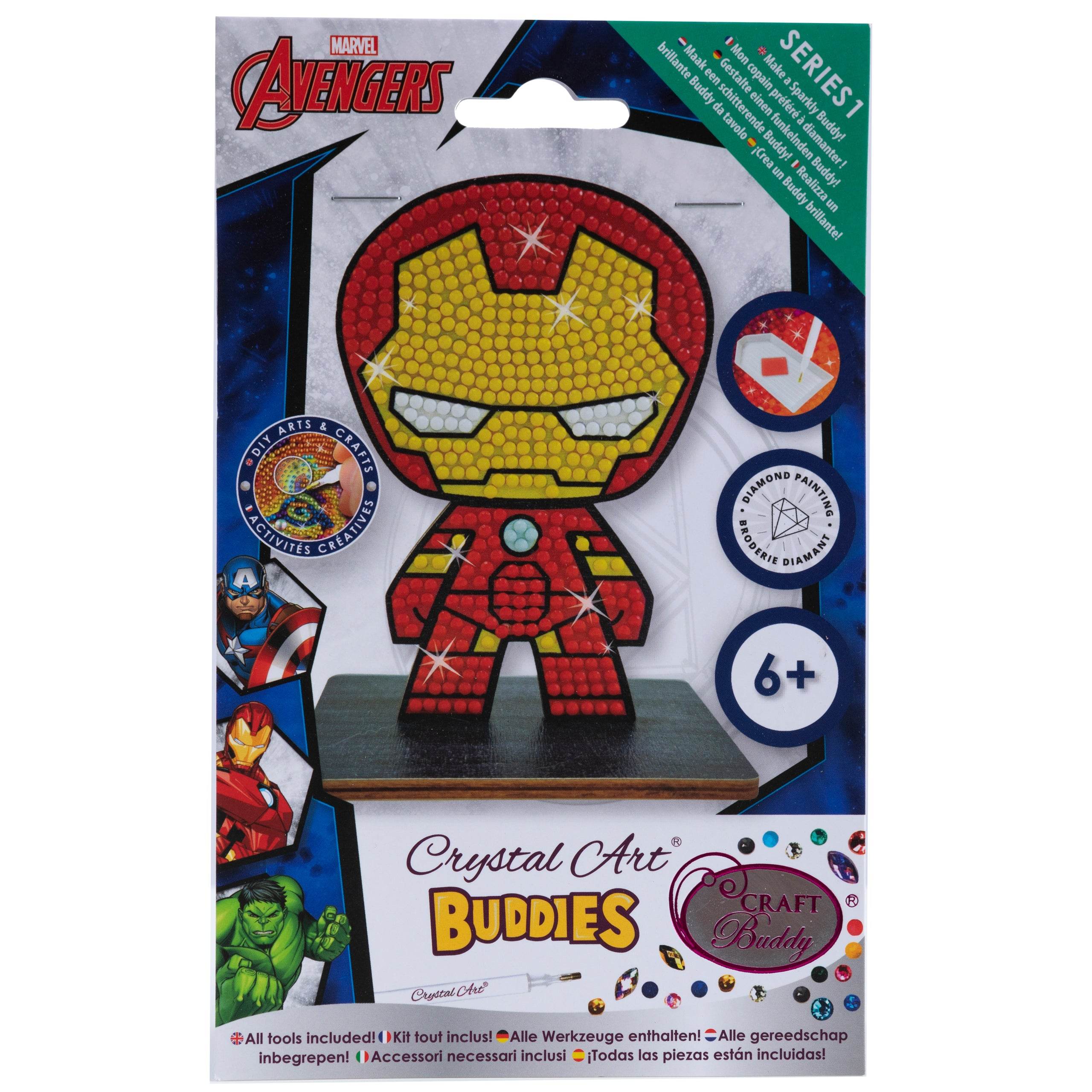Iron Man Marvel Crystal Art Buddy| Kids and Adults | Official Character ...