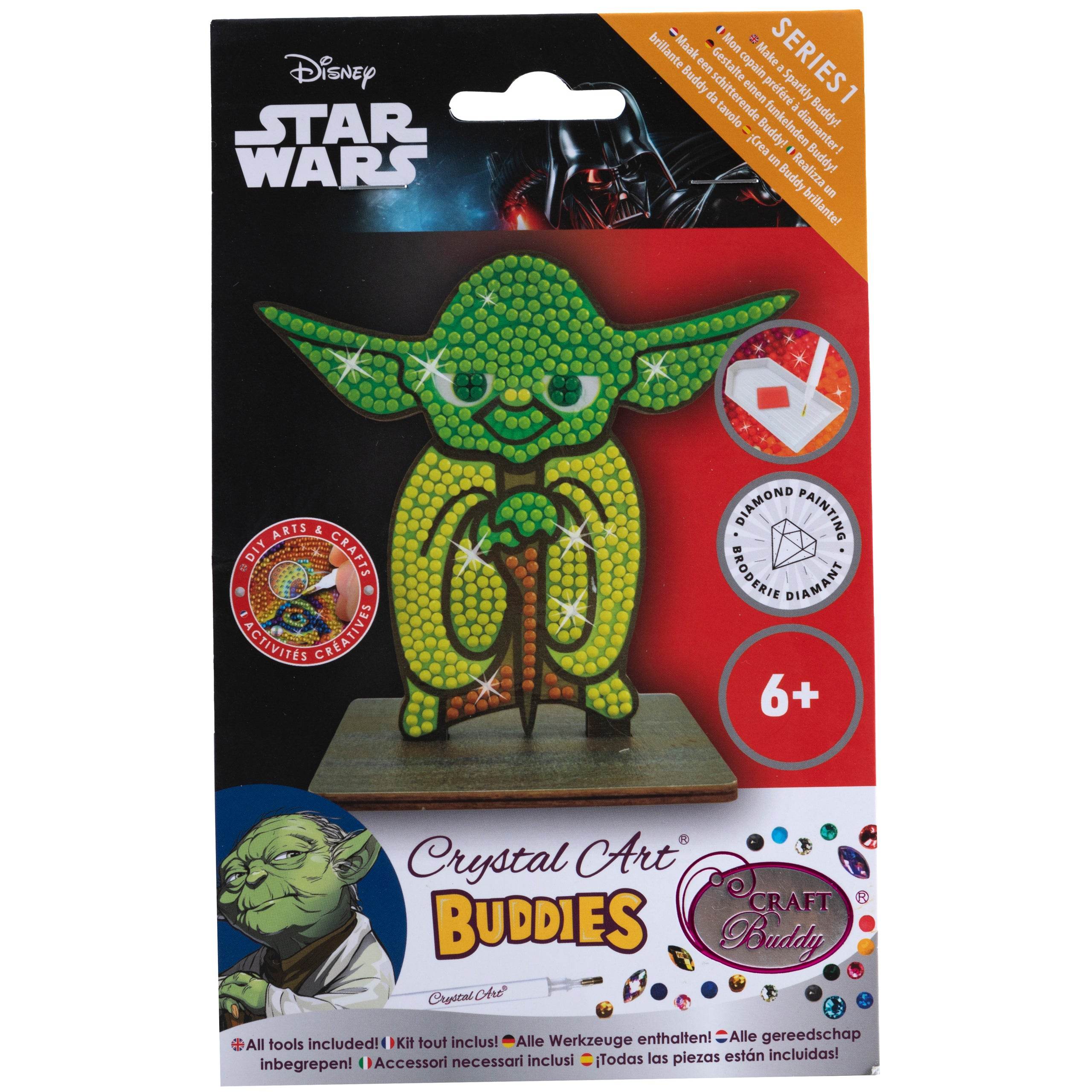 Yoda Star Wars Crystal Art Buddy | Kids and Adults | Official Character ...
