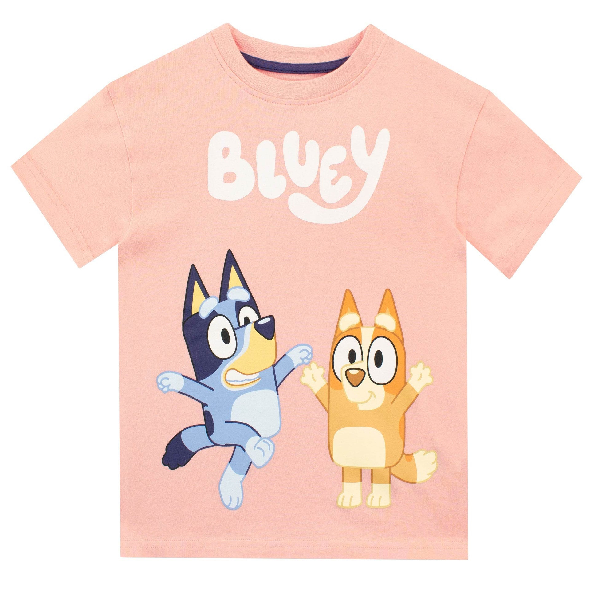 Bluey Girls T Shirt | 100% Cotton | Pink | Bluey & Bingo Tee ...