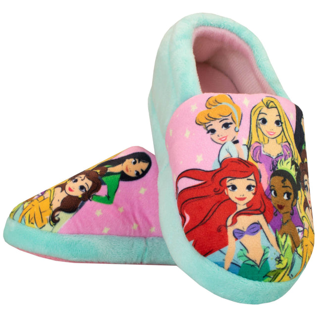 Disney Princess Kids Slippers | Cinderalla, Ariel, Rapunzel | Pink ...
