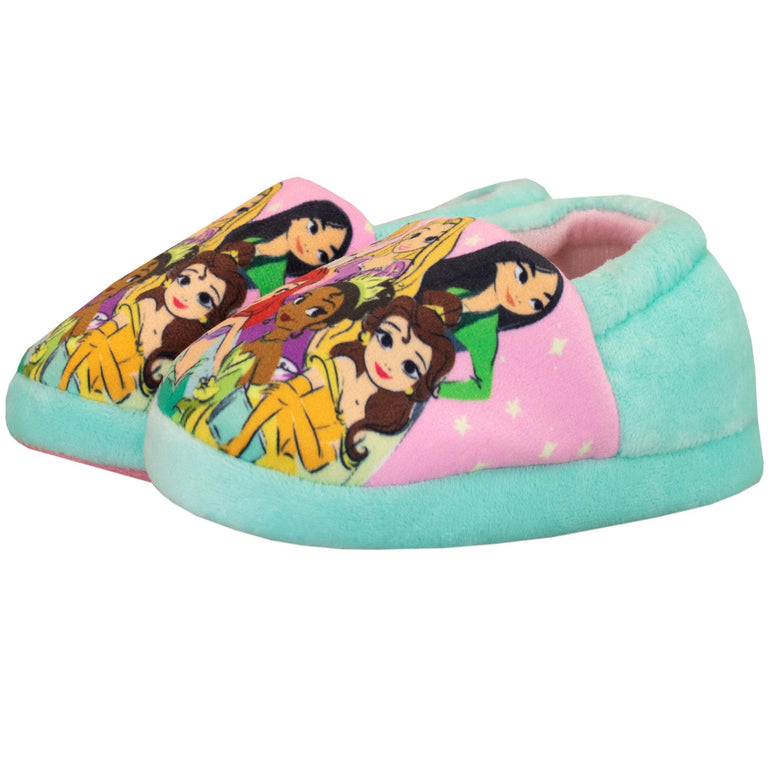 Disney Princess Kids Slippers | Cinderalla, Ariel, Rapunzel | Pink ...