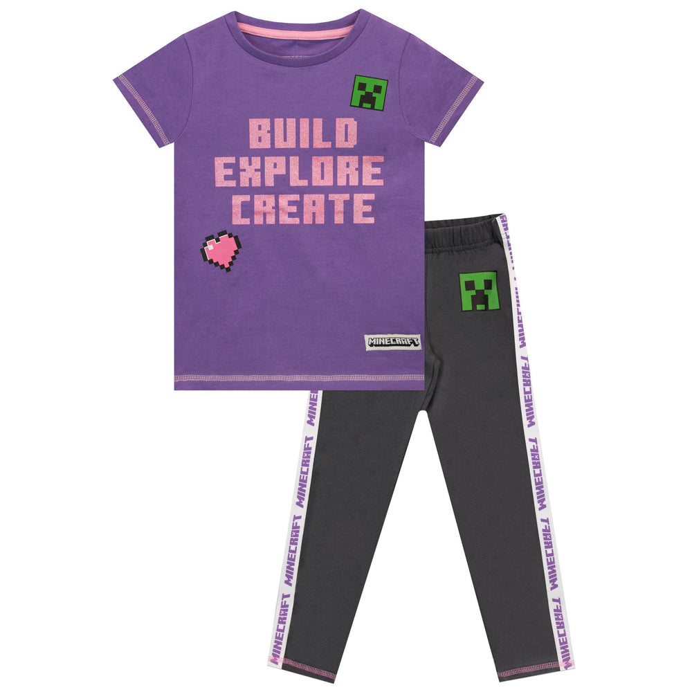 Girls Minecraft Top and Leggings | Kids | Character.com Merchandise