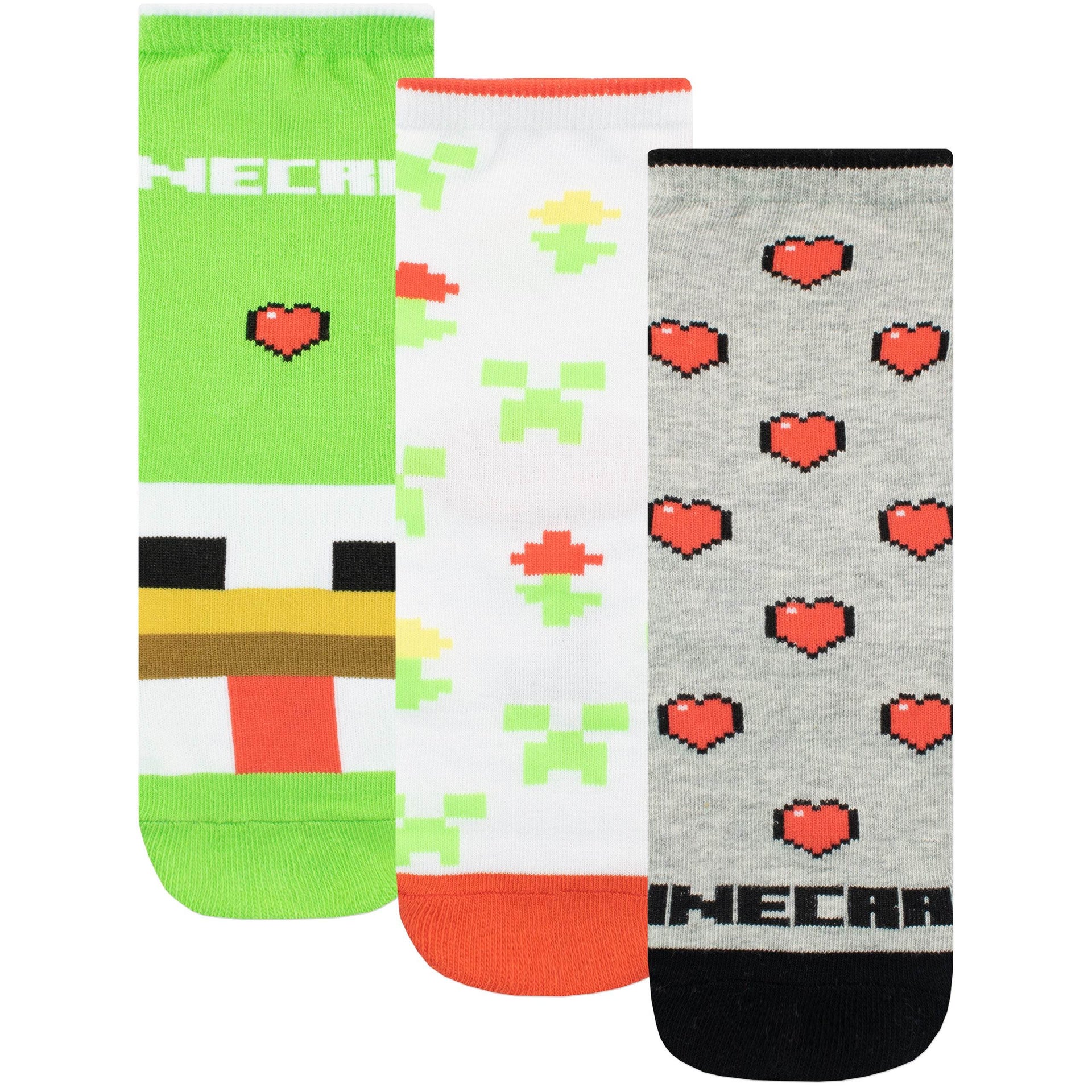Minecraft Socks - Pack of 3 | Kids | Character.com