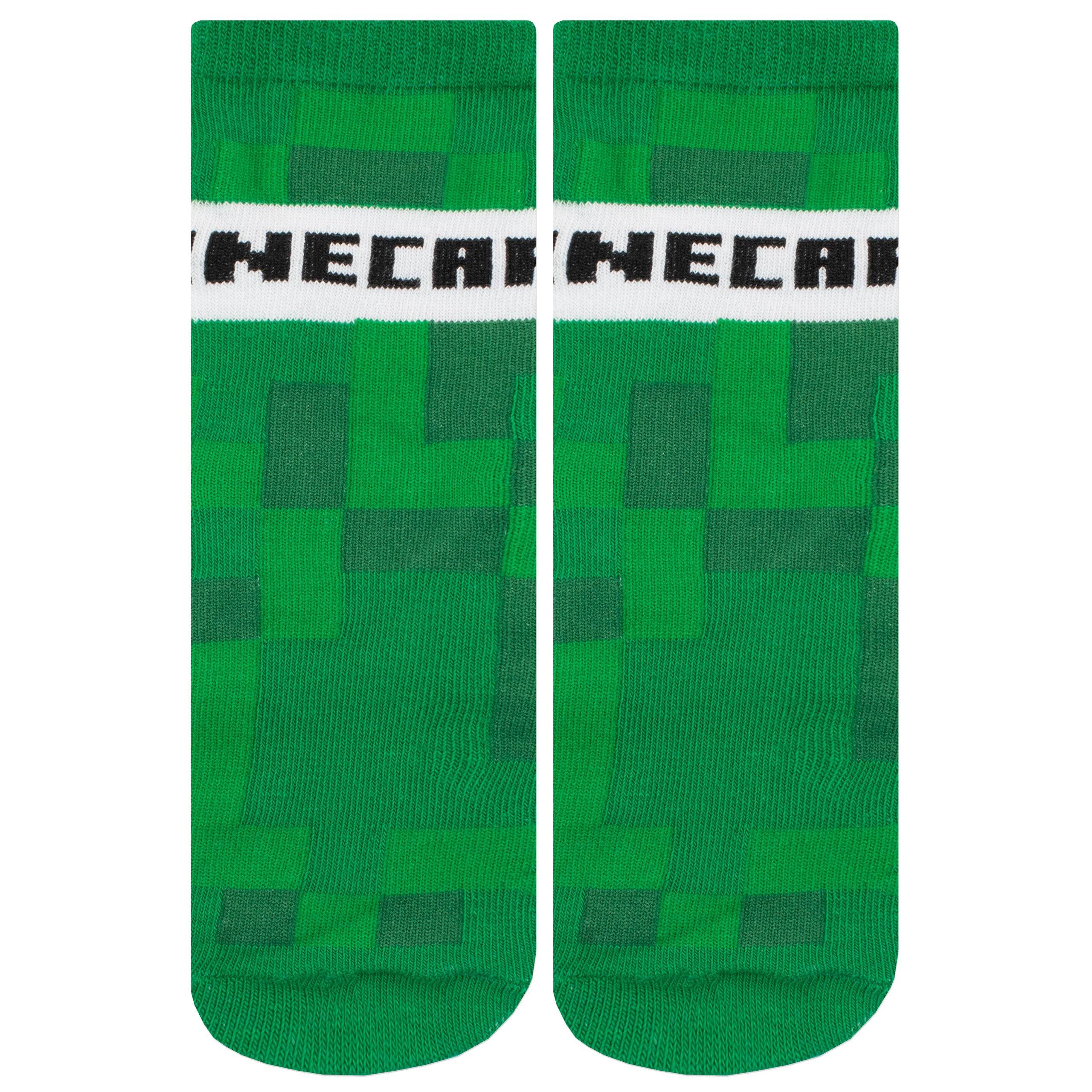 Minecraft Socks Pack of 3 - Creeper – Character.com