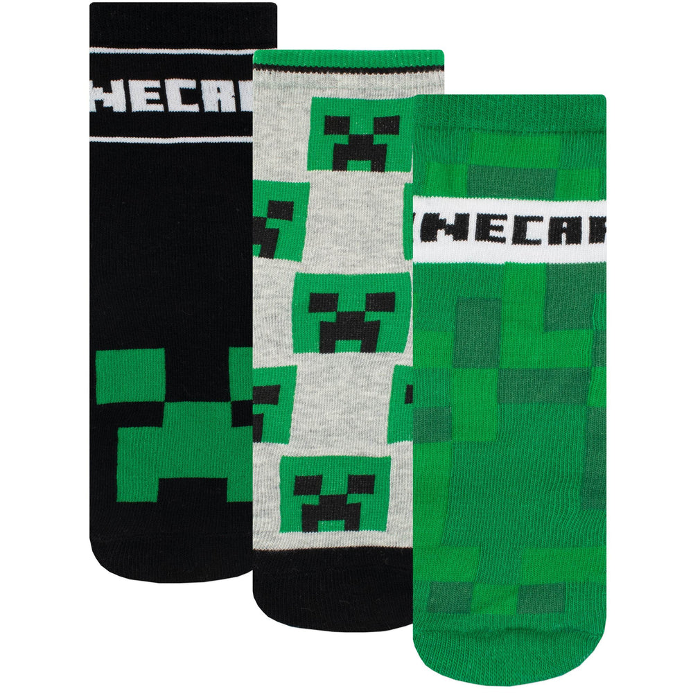 Minecraft Socks Pack of 3 - Creeper – Character.com