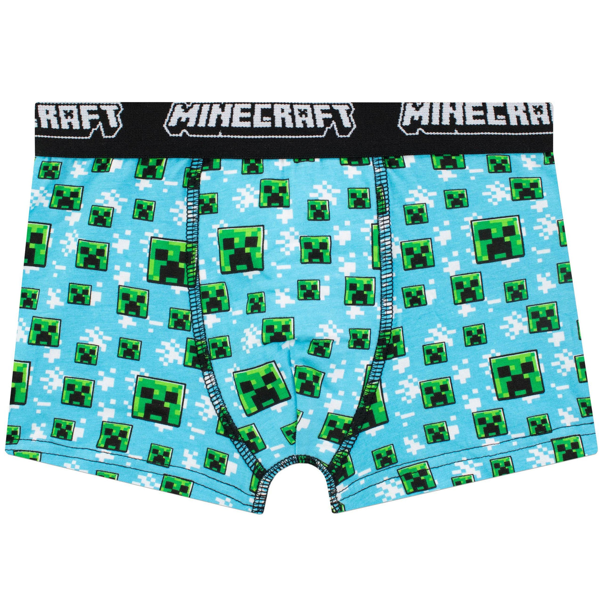 Minecraft Boys Underwear | 3 Pack | Cotton | Green/Black – Character.com