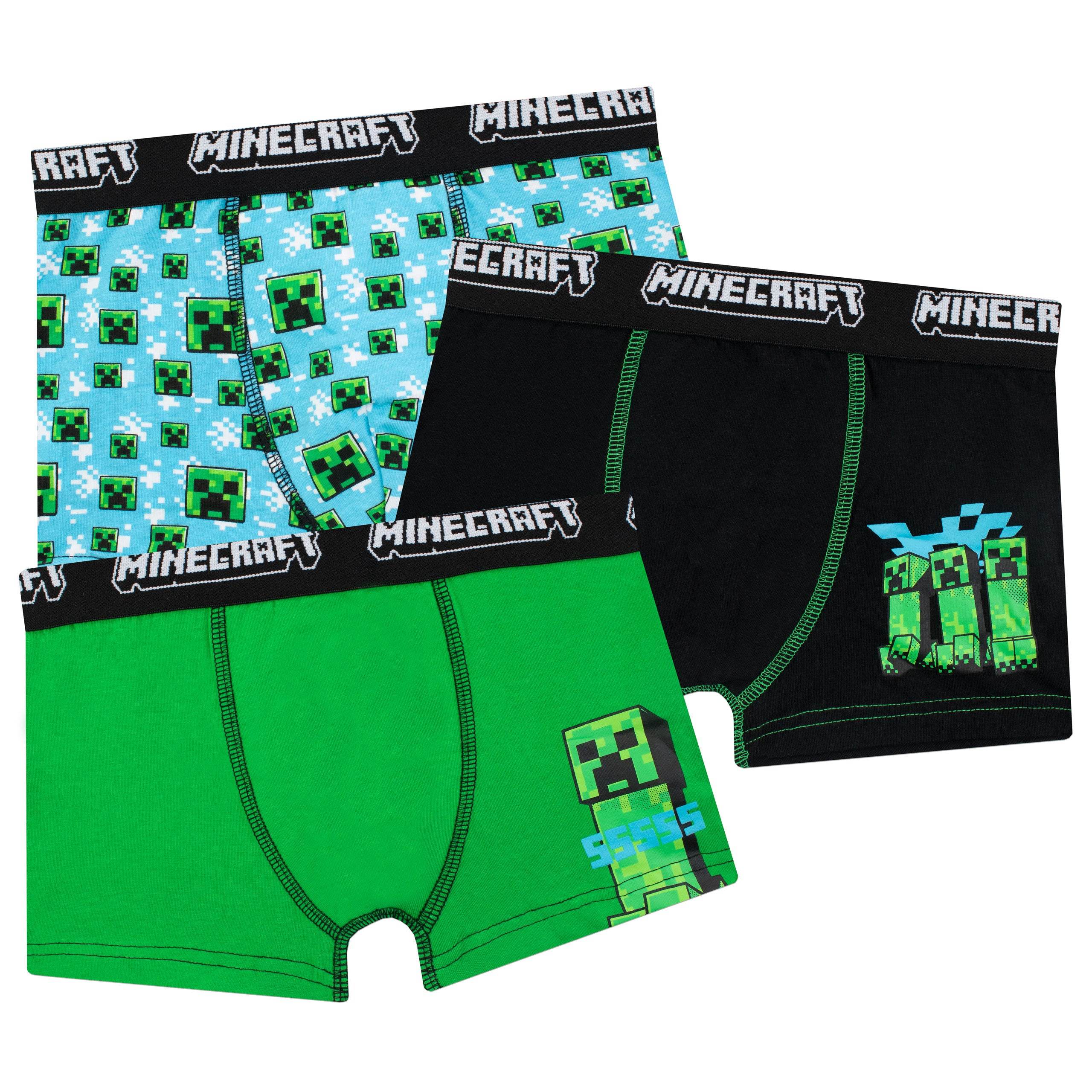 Minecraft Underwear 3 Pack | Kids | Character.com
