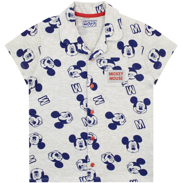 Mickey Mouse Button-Up Pyjama Set | Kids | Character.com