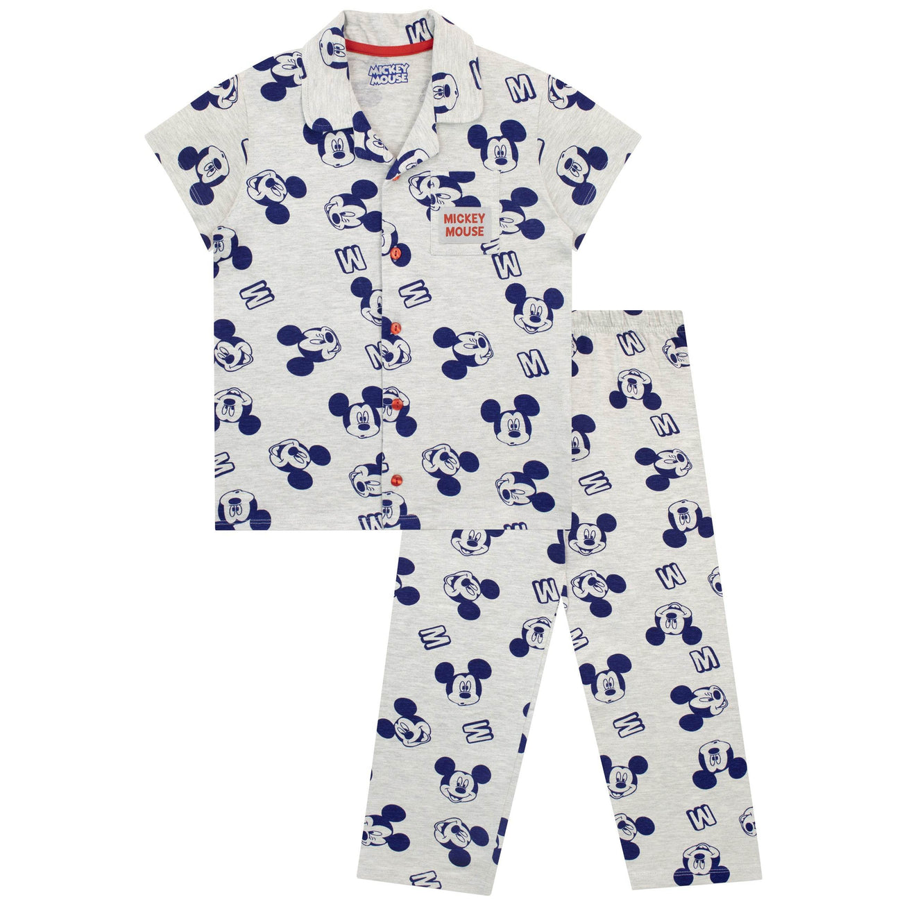 Mickey Mouse Button-Up Pyjama Set | Kids | Character.com