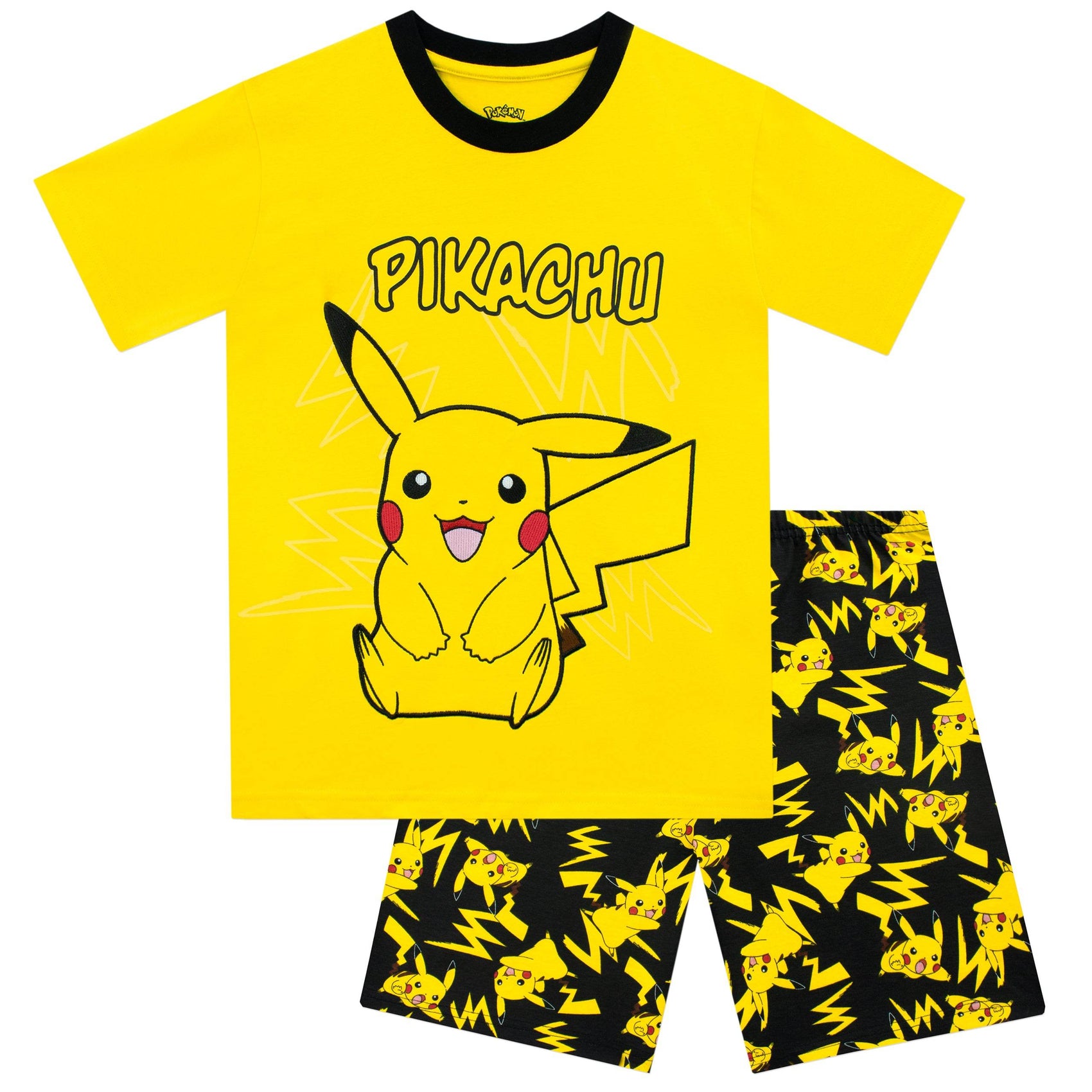 Pikachu Short Pyjamas | Boys Pokemon Pyjamas | Character.com