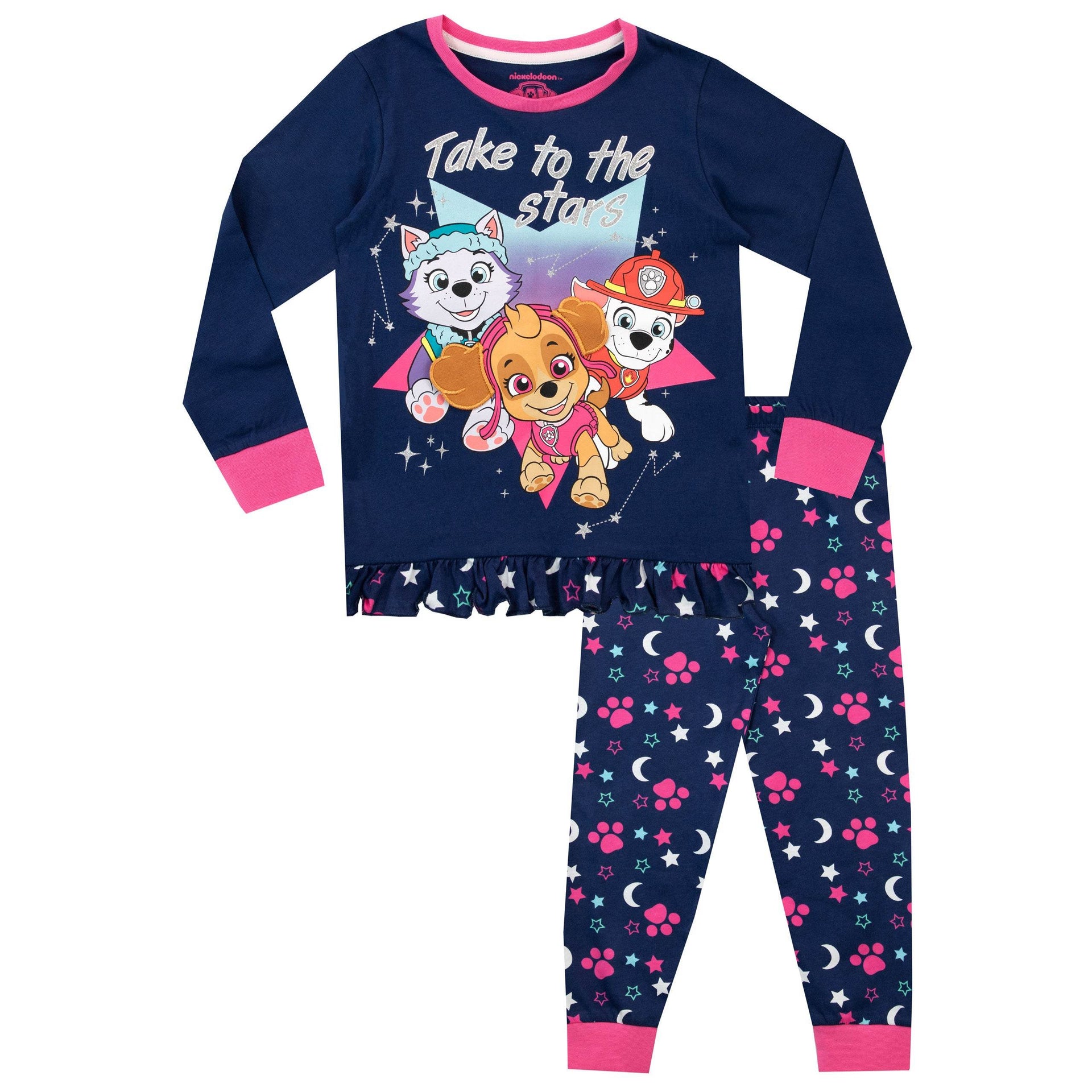 PAW Patrol Pyjamas - Skye, Everest & Marshall | Character.com