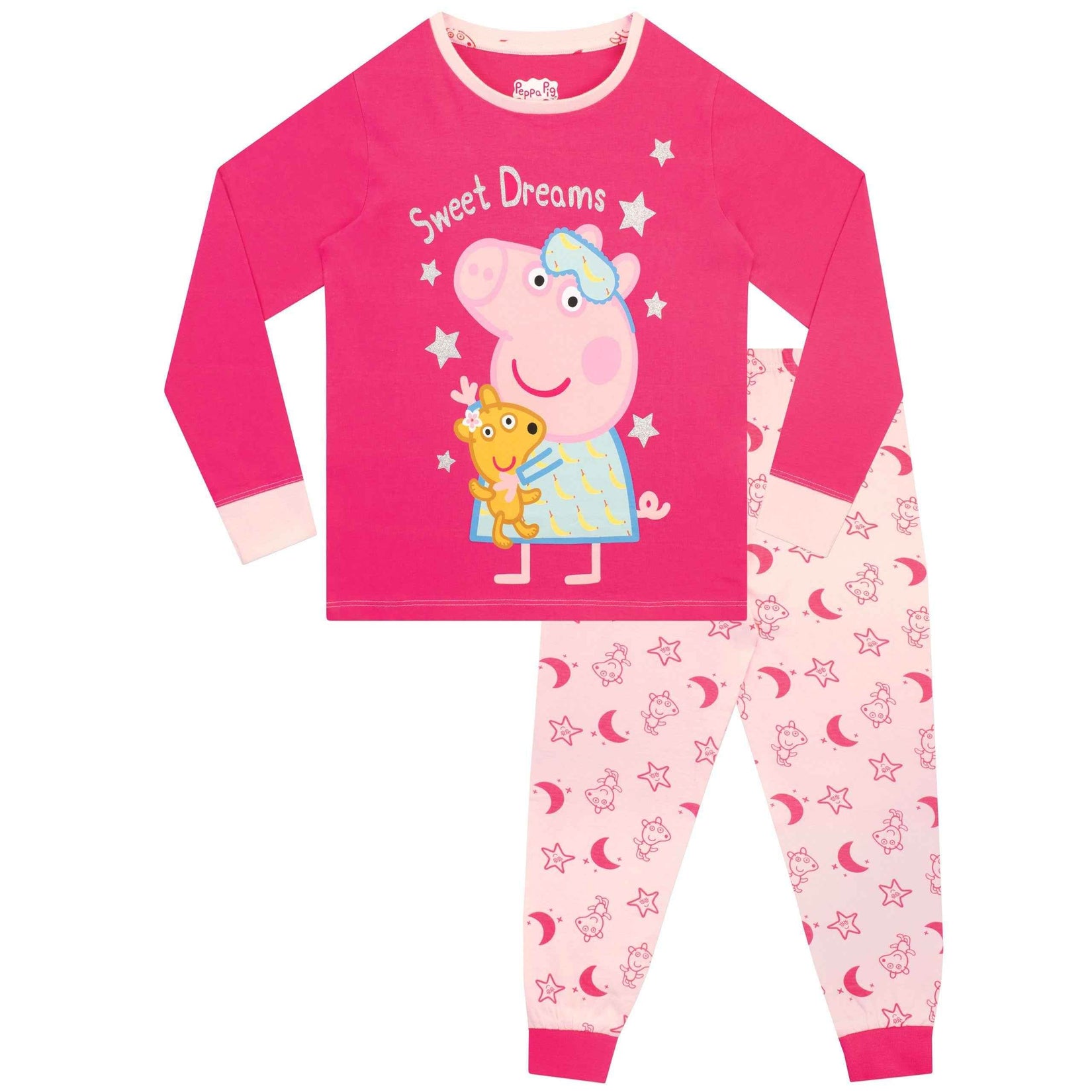 Peppa Pig Girls PJs | 100% Cotton Pyjamas | Pink – Character.com