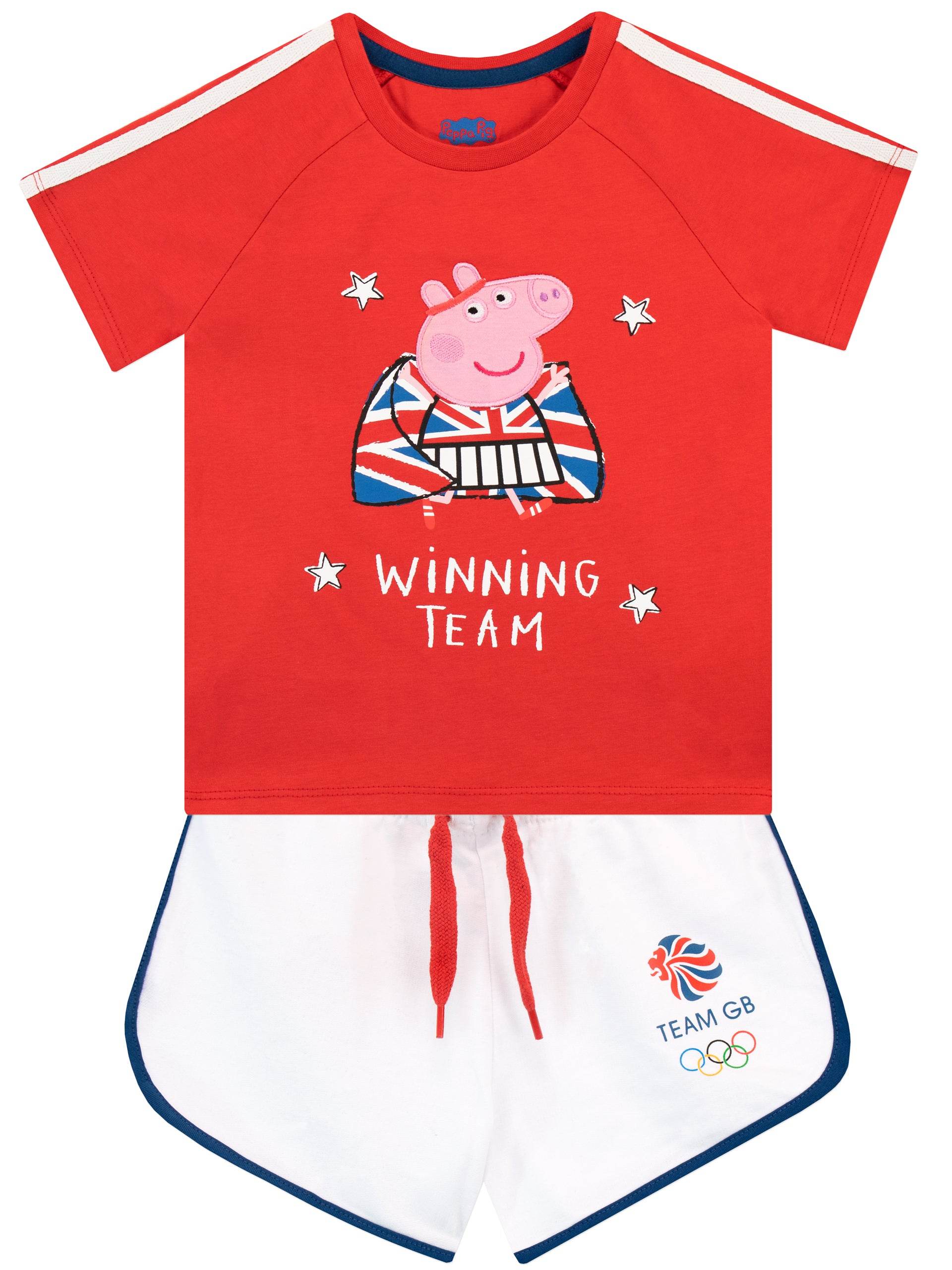 Peppa Pig Team GB T-Shirt and Shorts Set | Character.com