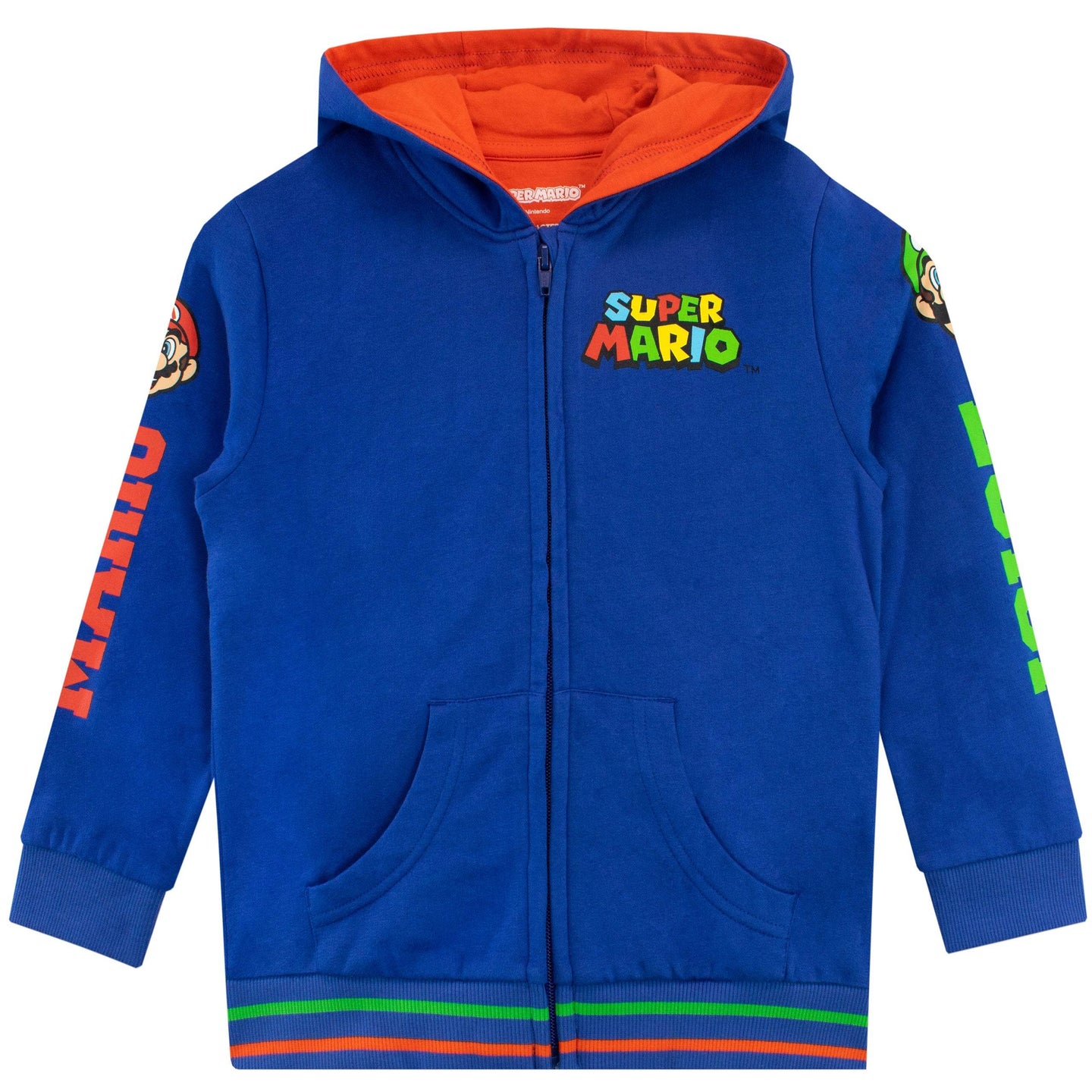 Super Mario Bros Zip Hoodie | Kids| Character.com