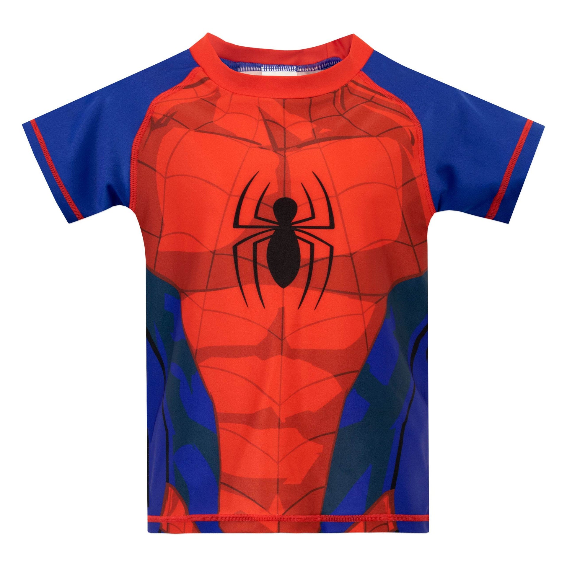Marvel Spiderman Swim Set | Spidey Swimming Costume | Red/Blue ...