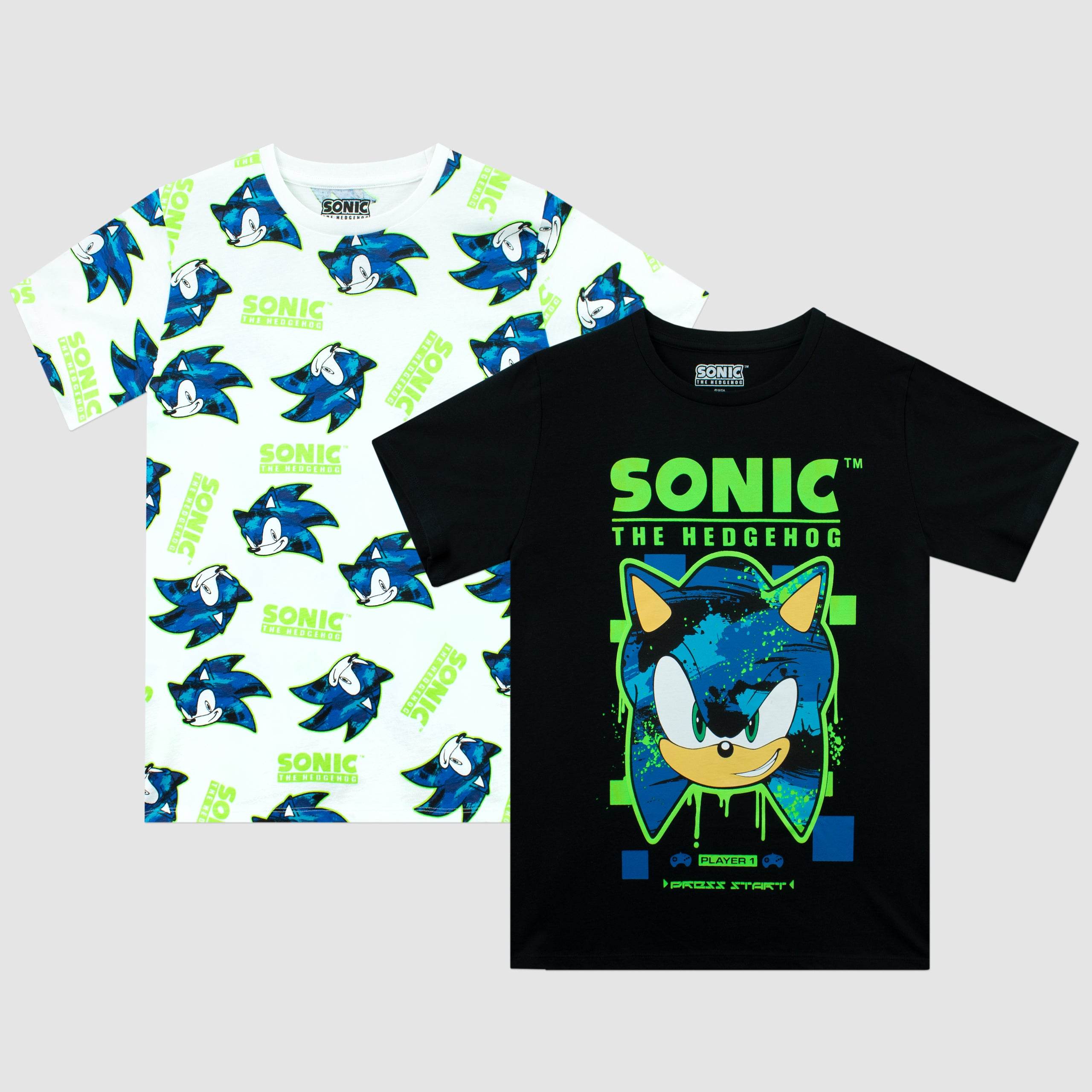Sonic T-shirt 2 Pack | Kids | Official Character.com Merchandise